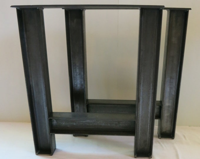 Angled I-beam Metal Table Base ontario Pick Up/delivery Only - Etsy