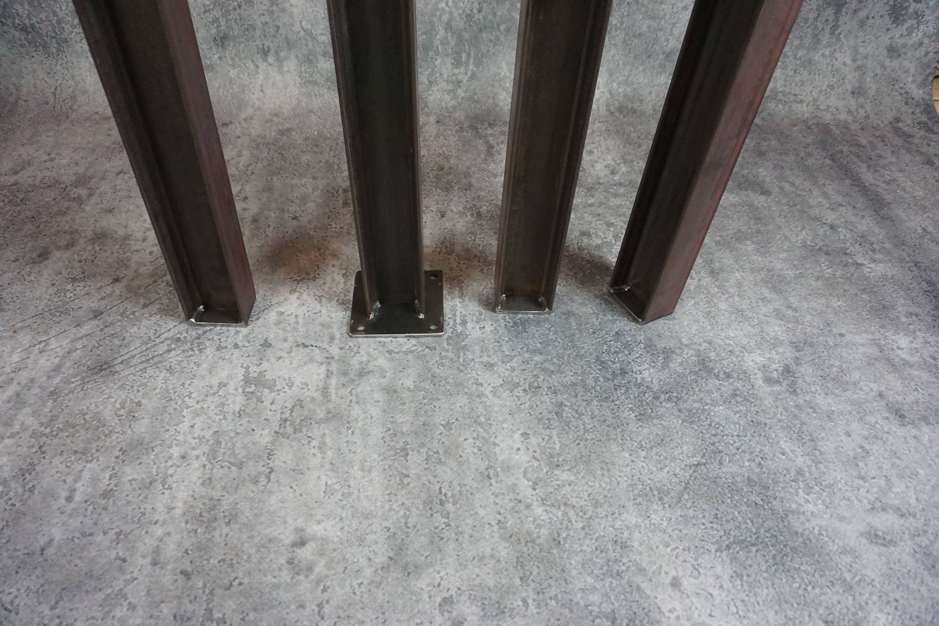 Metal Table Legs set of 4 | Etsy