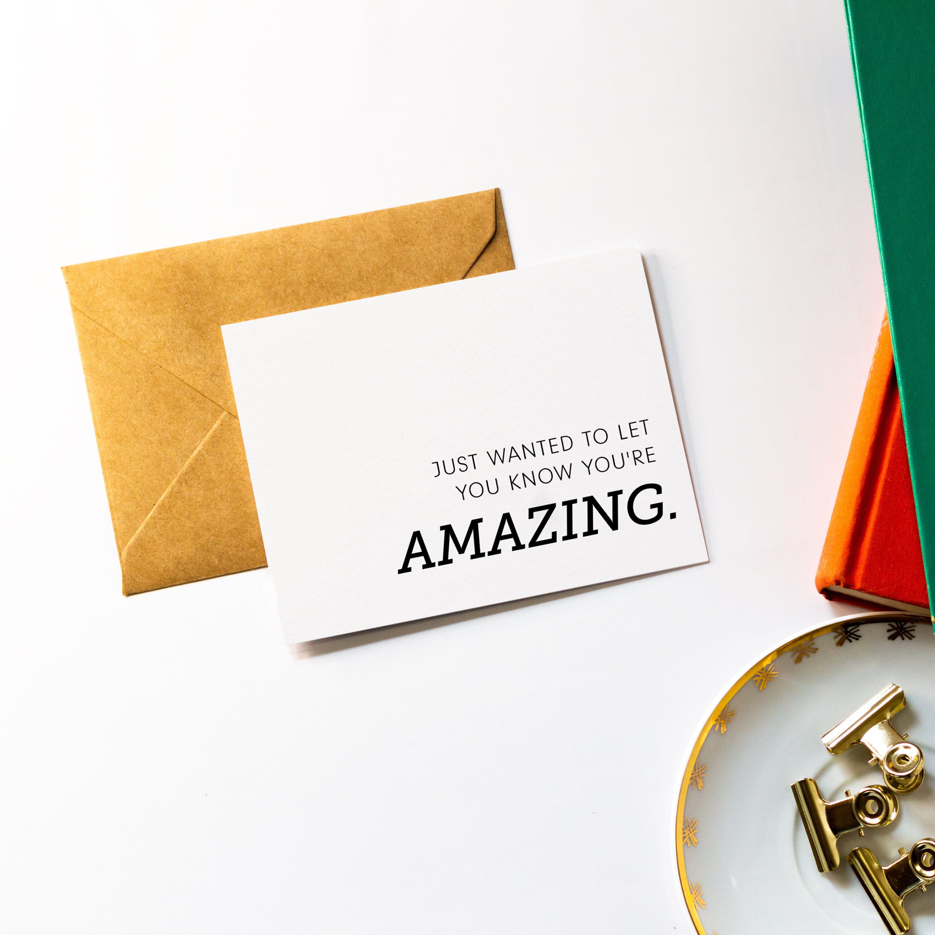 You’re Amazing Greeting Card, Thank You Card, Thinking of You Card ...