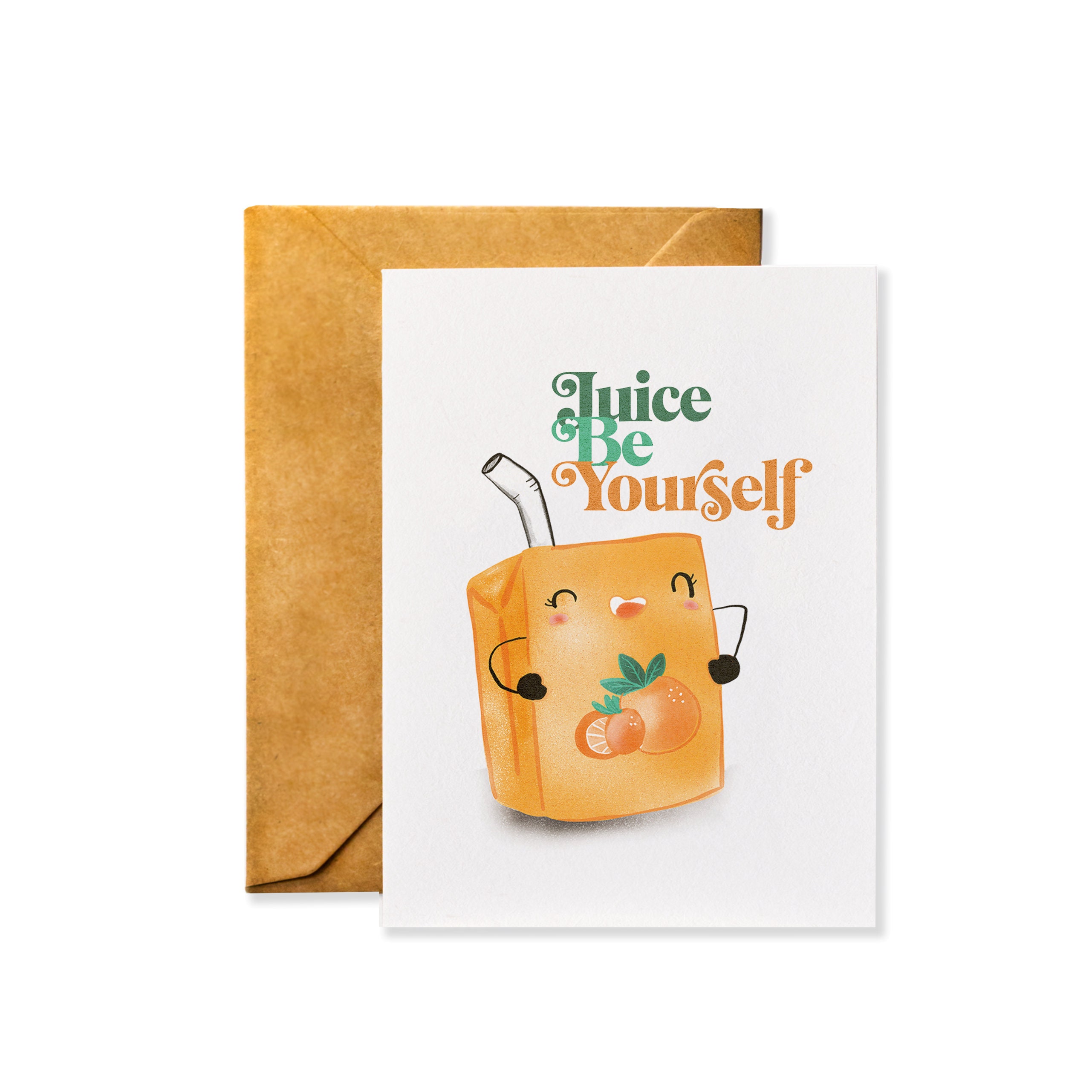 Juice Be Yourself Card Good Luck Card First Day of School - Etsy