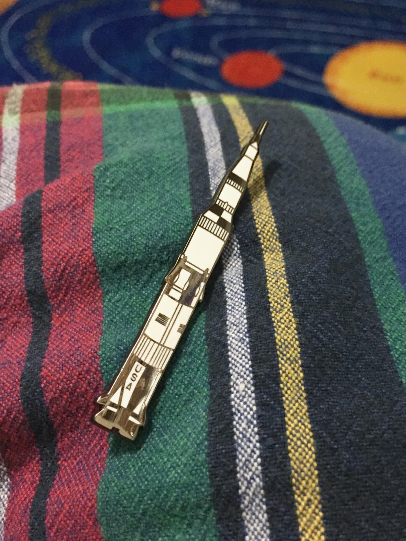 Apollo Saturn V Rocket Enamel Pin | Etsy