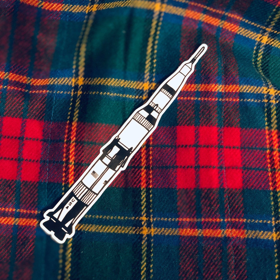 Apollo Saturn V Rocket Sticker - Etsy