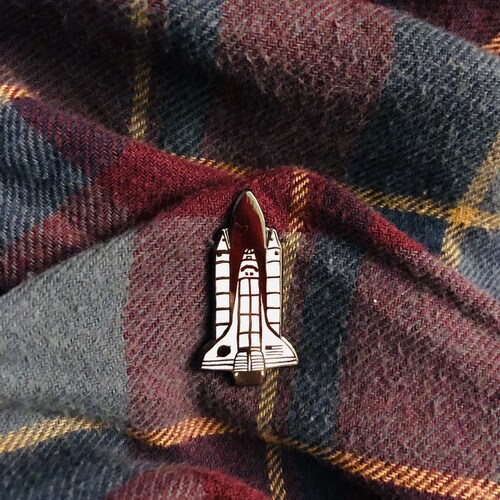 NASA Space Shuttle Hard Enamel Pin - Etsy