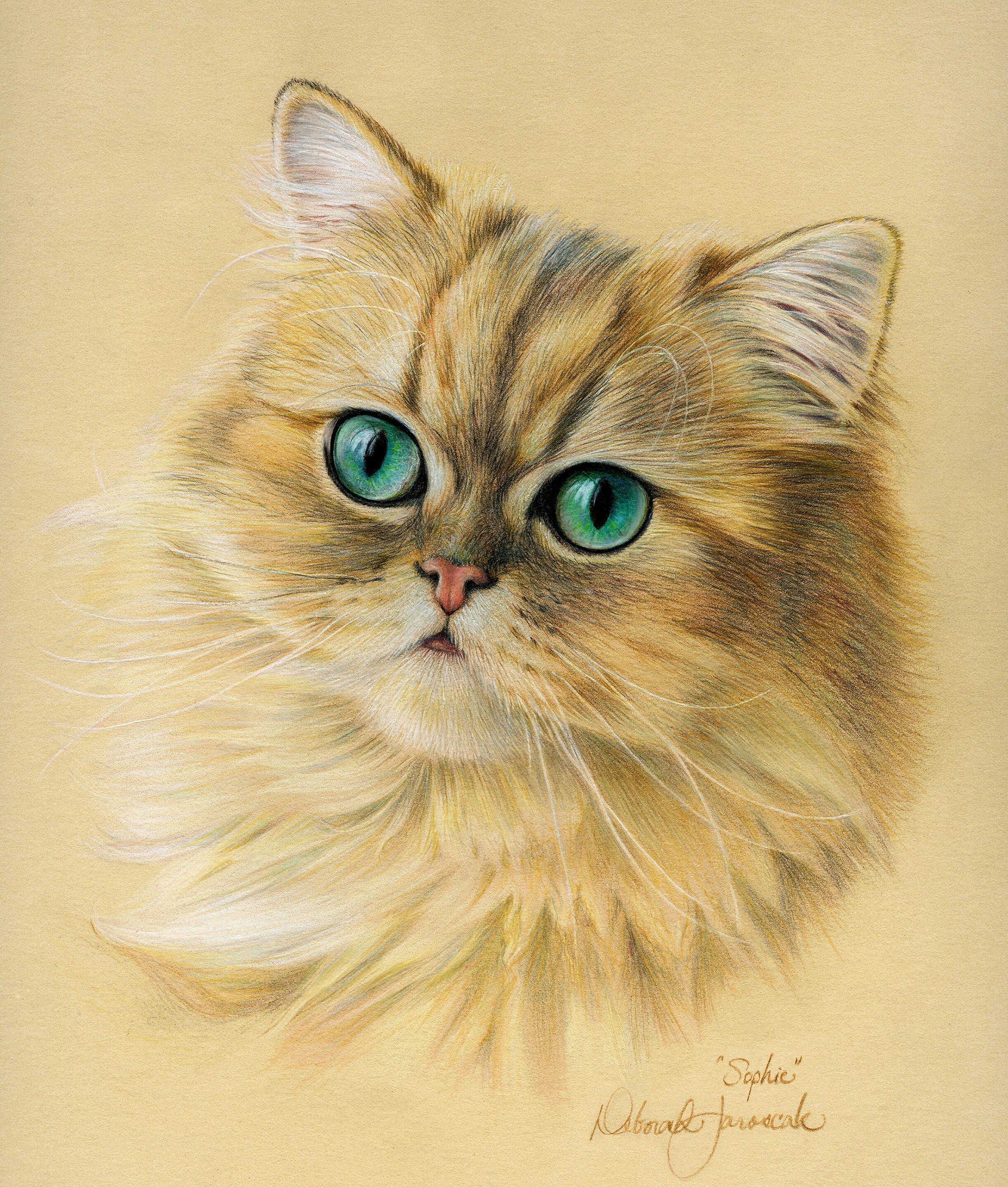 Custom Pet Portraits, Colored Pencil Pet Portraits, Hand-drawn Pet ...