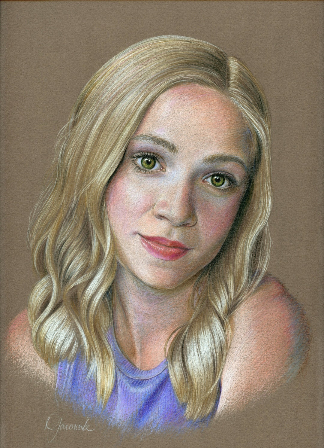 Colored Pencil Portraits, Colored Pencil Children's Portraits, Lifelike ...