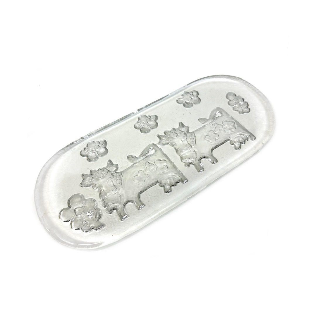 Willy Steinlin & Robert Neiderer Glasi Hergiswil Large Olma Swiss Cow ...