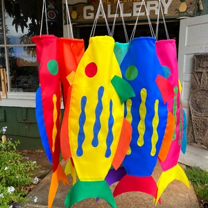 Tropical Fish Windsock Choose From One of Our Rainbow - Etsy