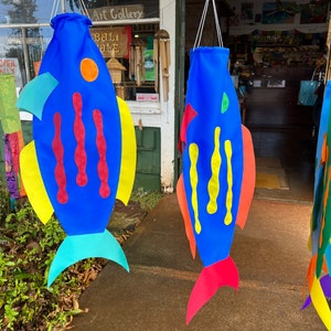 Tropical Fish Windsock - Choose From One of Our Rainbow Colored ...