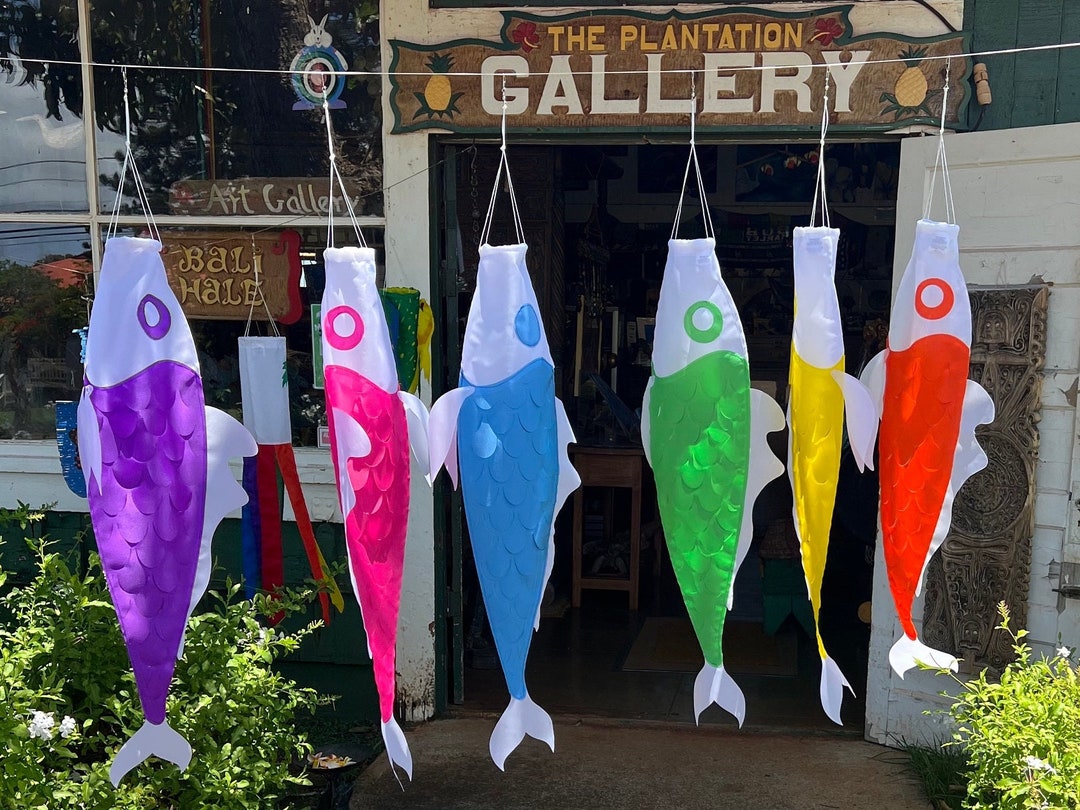 Koi Fish Windsock - 100% Loacally Made on Molokai by Big Wind Kite ...