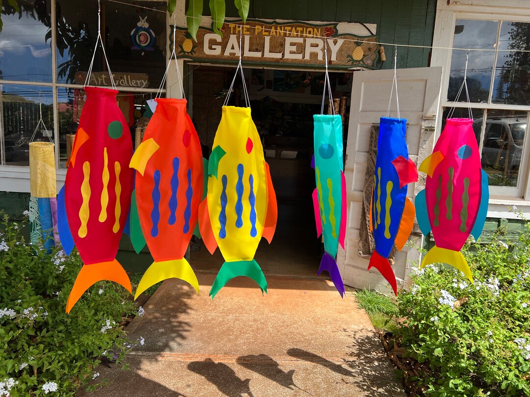 Tropical Fish Windsock - Choose From One of Our Rainbow Colored ...