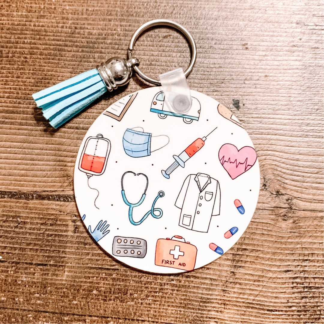 Nurse Keychain Doctor Keychain Medical Keychain - Etsy
