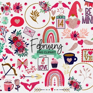 February Goodnotes Stickers | Valentine Stickers | Goodnotes-pngs ...