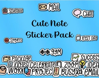 Everyday Life Stickers Daily Icons Stickers Goodnotes Stickers Digital ...