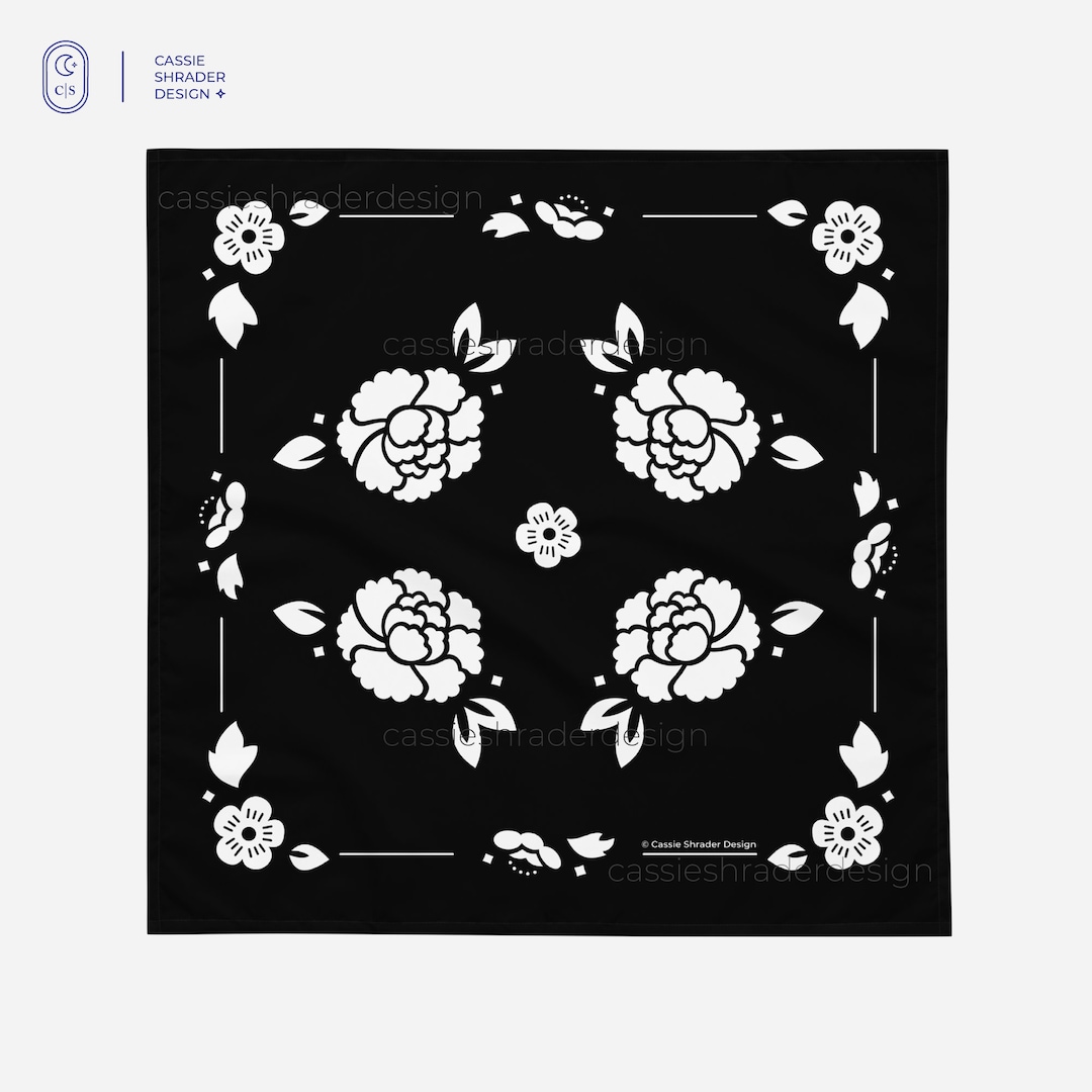 Suga | Agust D Lotus Flower Bandana Inspired by Tour Guitar Pick - One ...