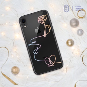 BTS Love Yourself Clear iPhone Case | Available for iPhone 7/8-17 ...