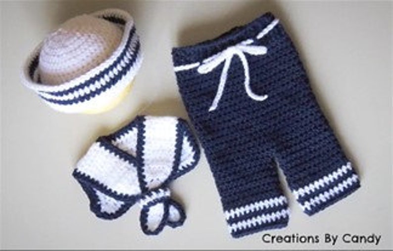 Newborn Sailor Crochet Pattern - Etsy