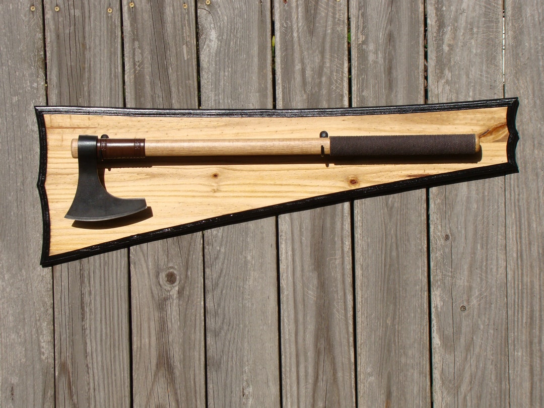 Axe Wall Mount Horizontal Display Plaque-large Version - Etsy