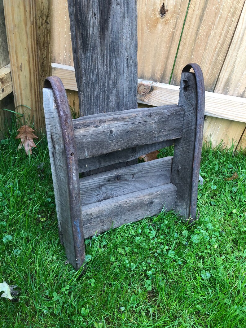 Antique Farm Sled Hand Made Farm Sled Barnboard Snow Sled - Etsy