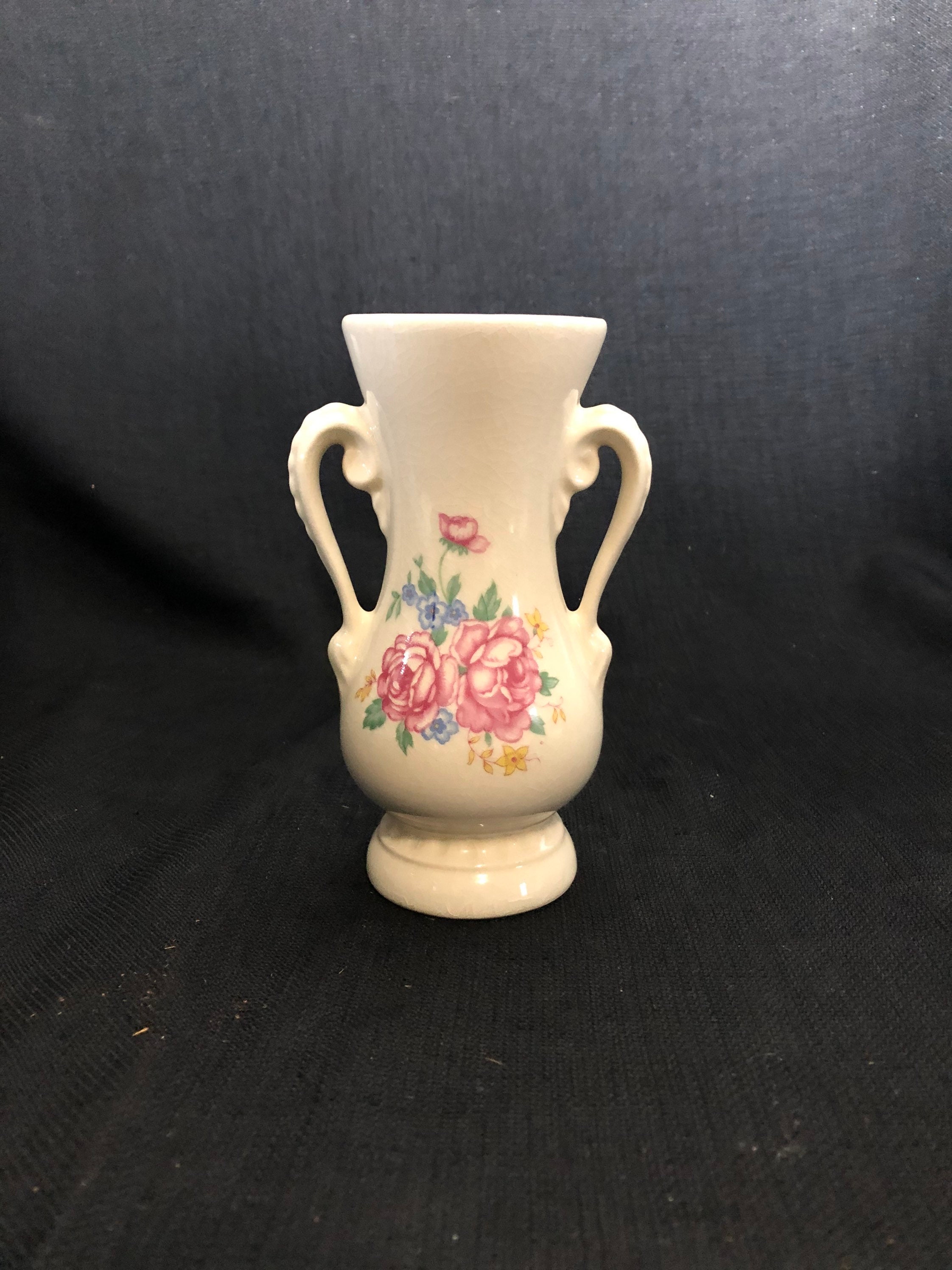 Royal Copley Floral Vase Vintage Pottery Vase Royal Copley | Etsy