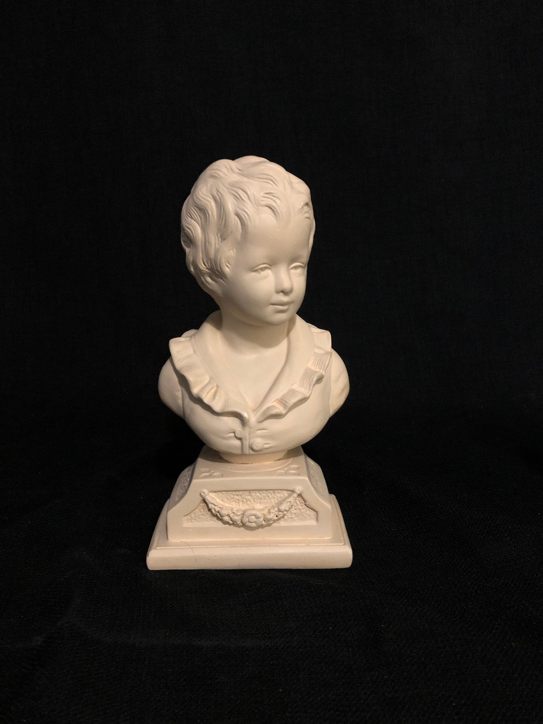 Vintage Alexander Backer Young Boy Bust - Alexander Backer Sculpture ...