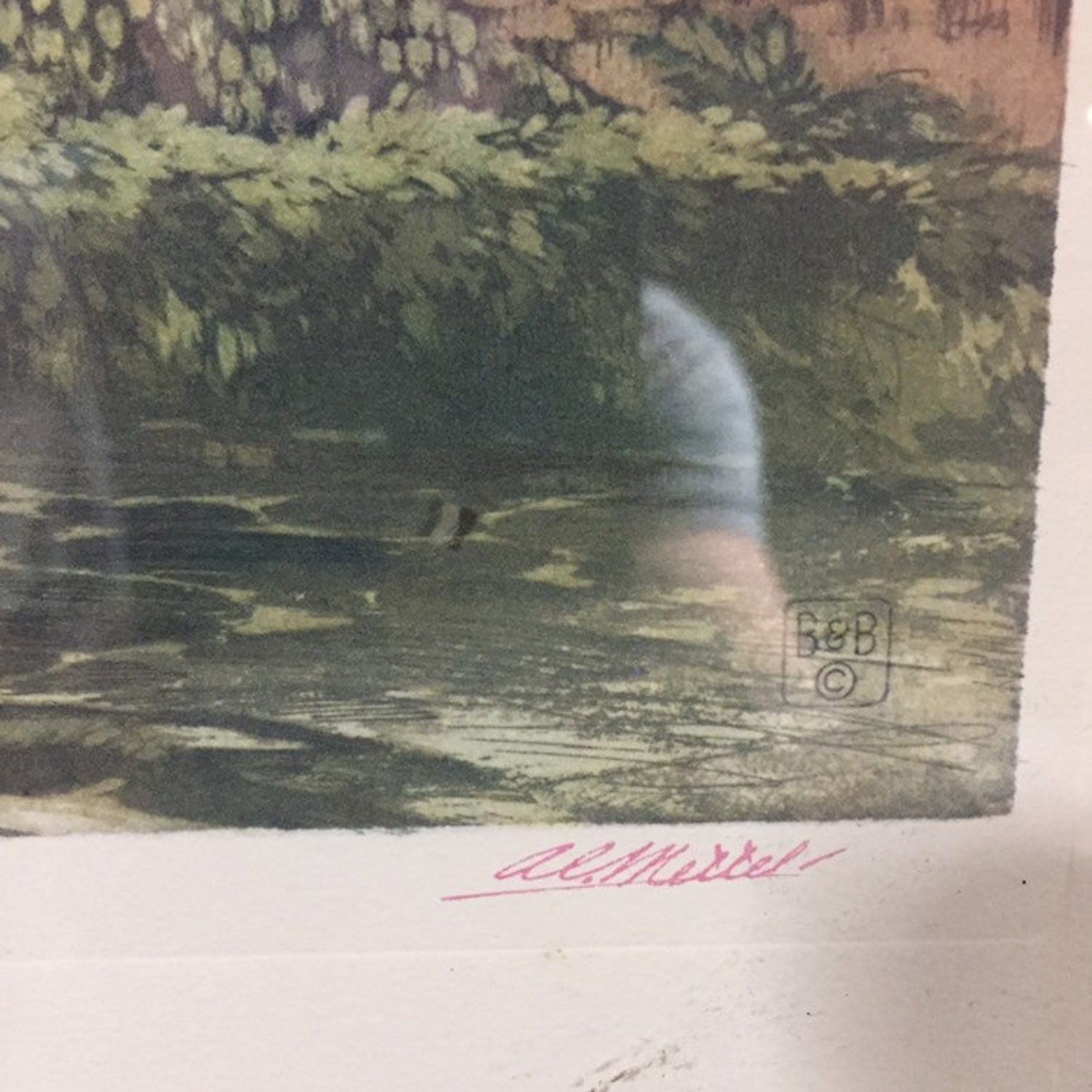 Al Mettel Signed Print the Oldest House Matted - Etsy