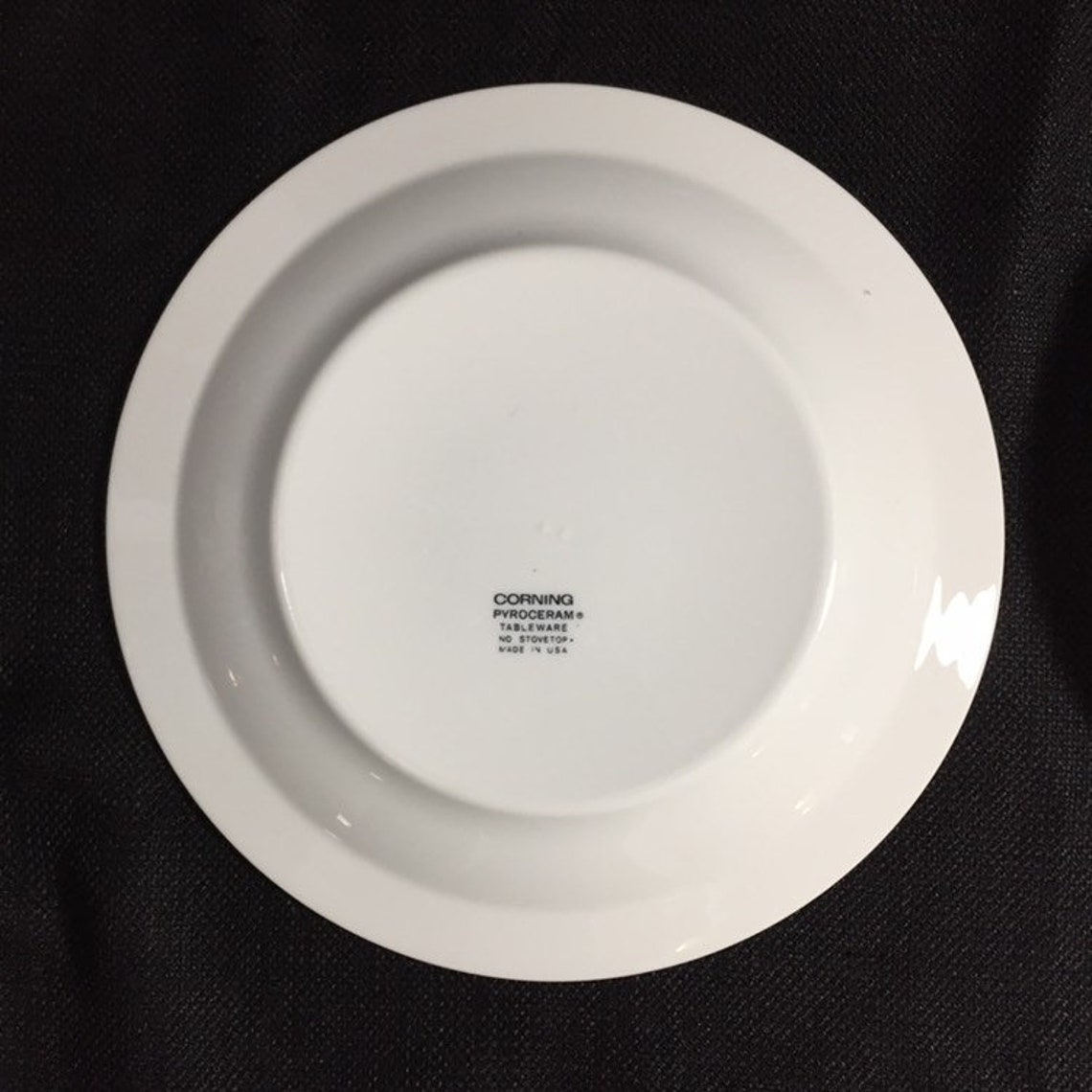 FOUR Vintage Art Deco Plates Corning Pyroceram 9 - Etsy
