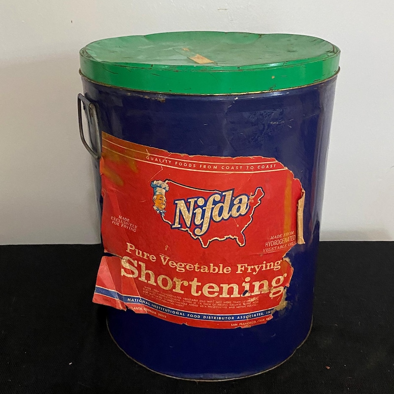 Vintage Shortening Tin - Etsy