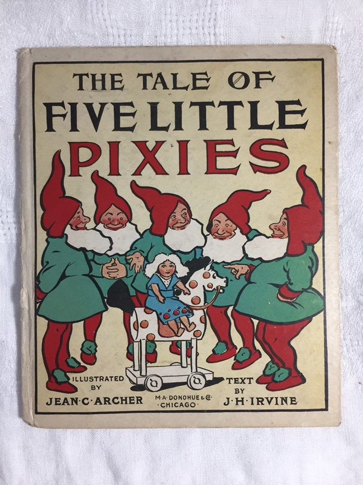 1908 Pixie Book five Little Pixies 1908 by J. H. | Etsy