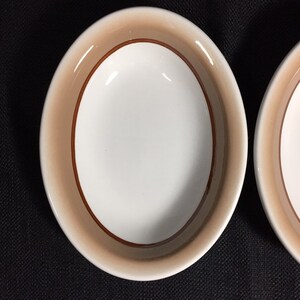 Vintage Pair Jackson Custom China Serving Dish - Restaurant Ware Side ...