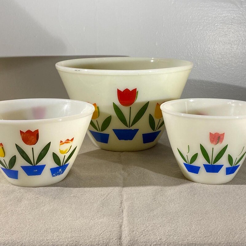 Fire King Tulip - Etsy