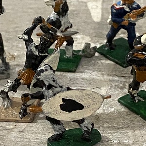 15 Zulu War Lead Miniatures Ral Partha and ZC Miniature Lead Zulu ...