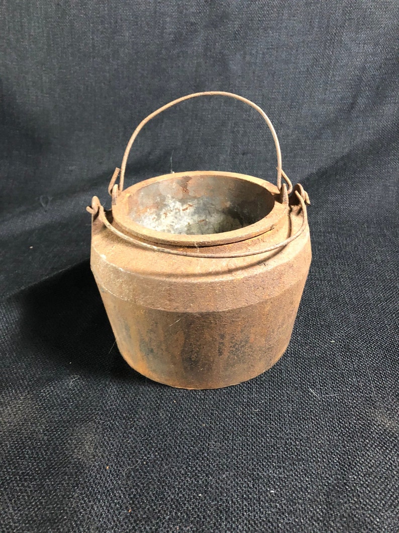 Antique 2 Part Melting Pot With 2 Handles Early 1900's - Etsy