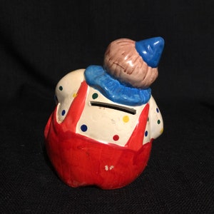 Vintage Clown Bank Retro Ceramic Fat Clown Piggy Bank With Stopper ...