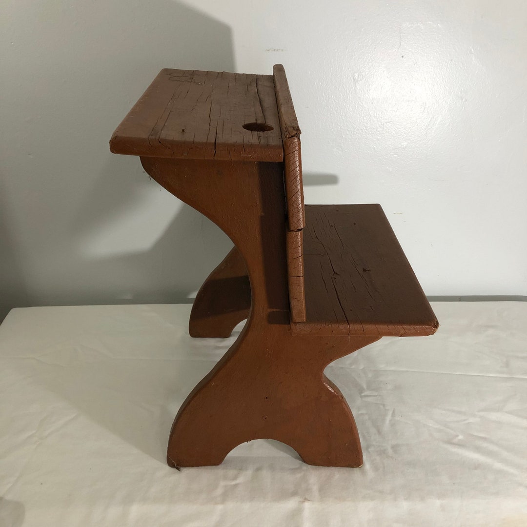 Vintage Miniature School Desk - Small Child or Doll School Desk ...