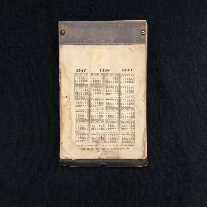 1941 Calendar - Etsy