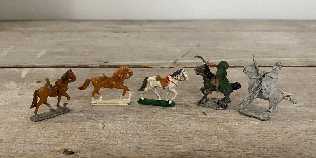 Vintage Ral Partha Miniature Lead Figurines - 1979-1992 - Horses and ...