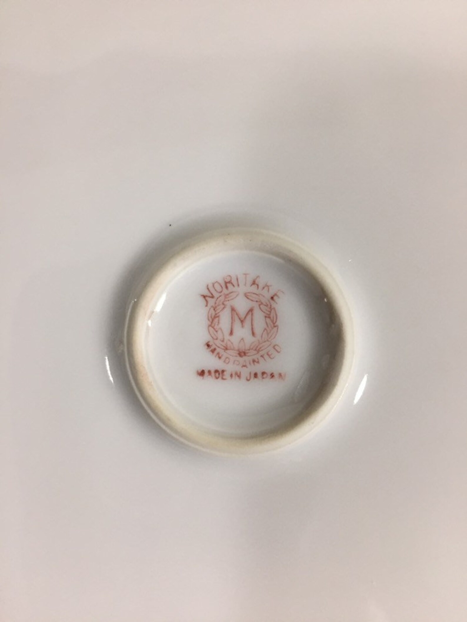 Vintage Noritake Plate Pre-1940 'M' Pattern - Etsy