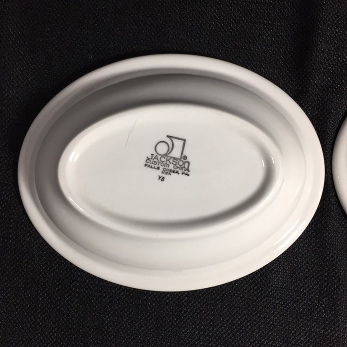 Vintage Pair Jackson Custom China Serving Dish Restaurant | Etsy