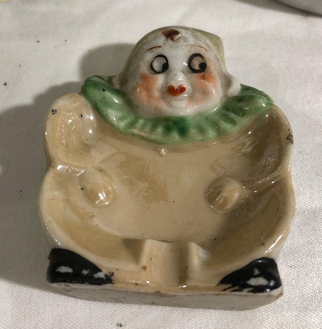 THREE Vintage Miniature Ash Trays 1940s Ash Trays Dog Ash Trays Retro ...