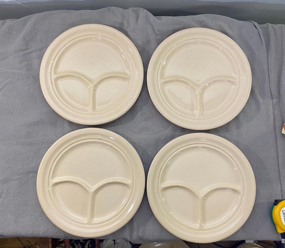 FOUR Inca Wear Restaurant Section Plates. New Castle PA - Heavy ...