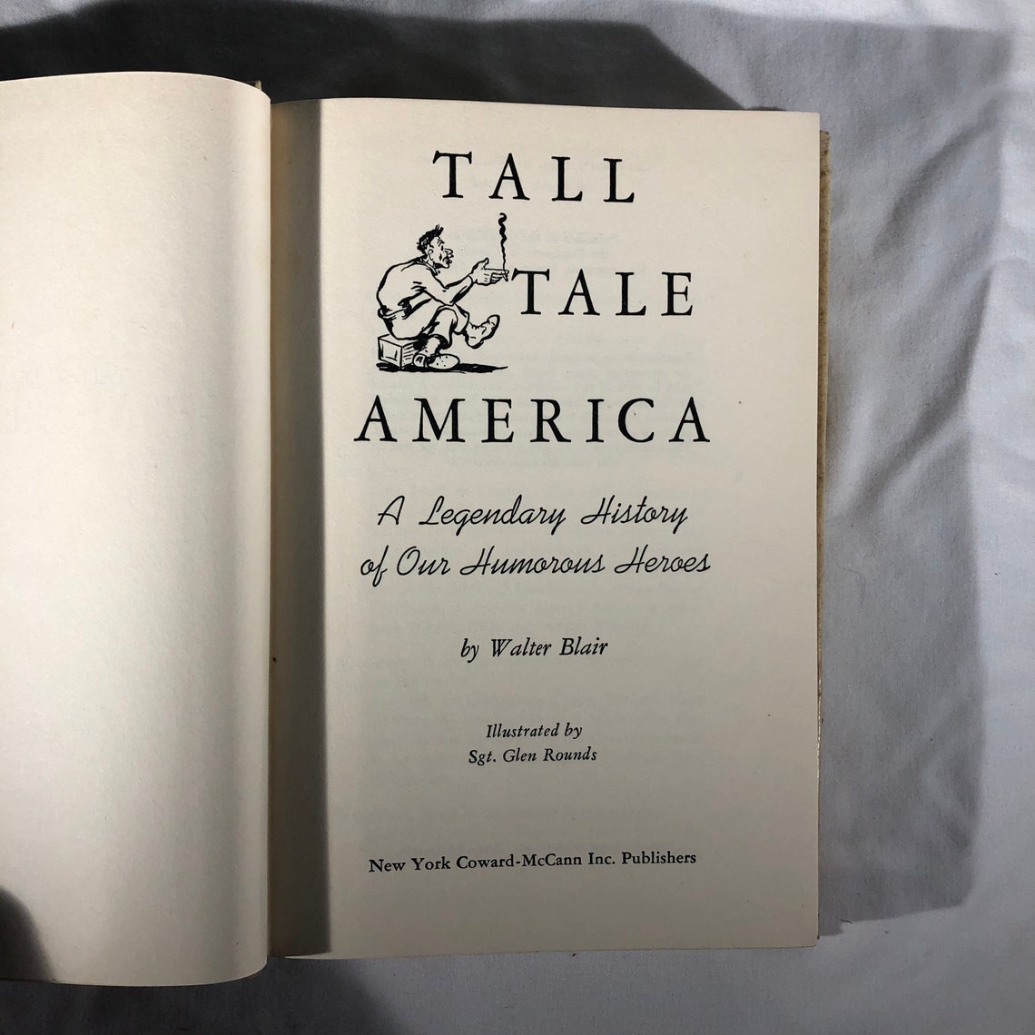 1944 tall Tale America Legendary History of Our | Etsy