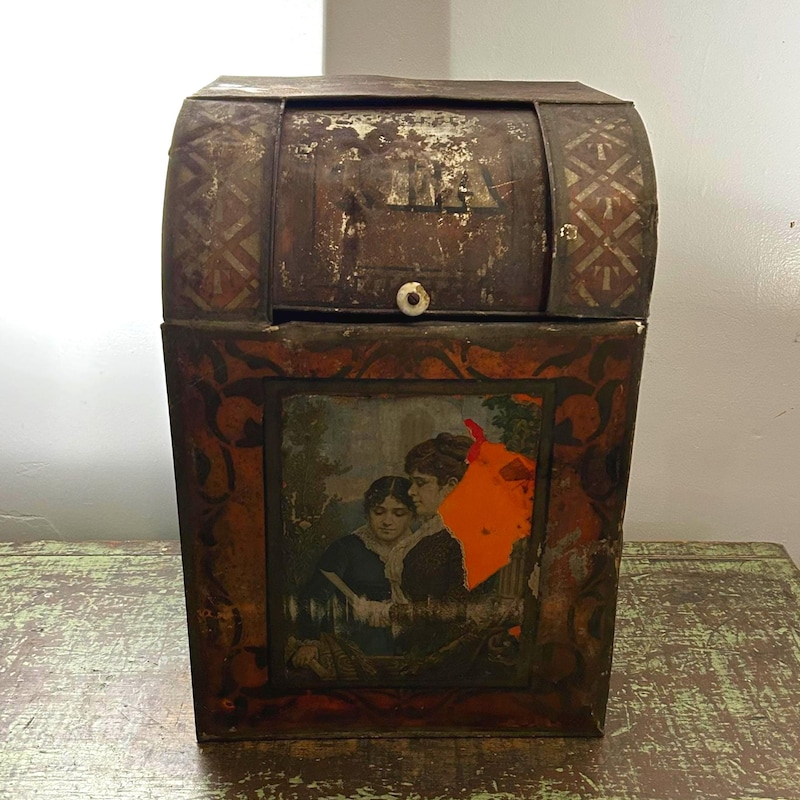 Antique Store Coffee Bin - Etsy