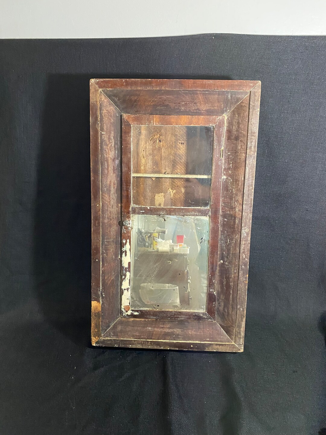 Antique Primitive Medicine Cabinet Very Old 1800s Wooden - Etsy