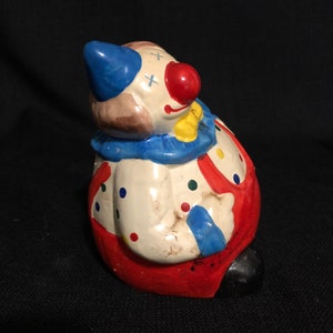Vintage Clown Bank Retro Ceramic Fat Clown Piggy Bank With Stopper ...