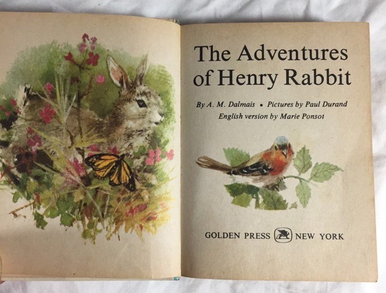 Antique the Adventures of Henry Rabbi by A. M. - Etsy
