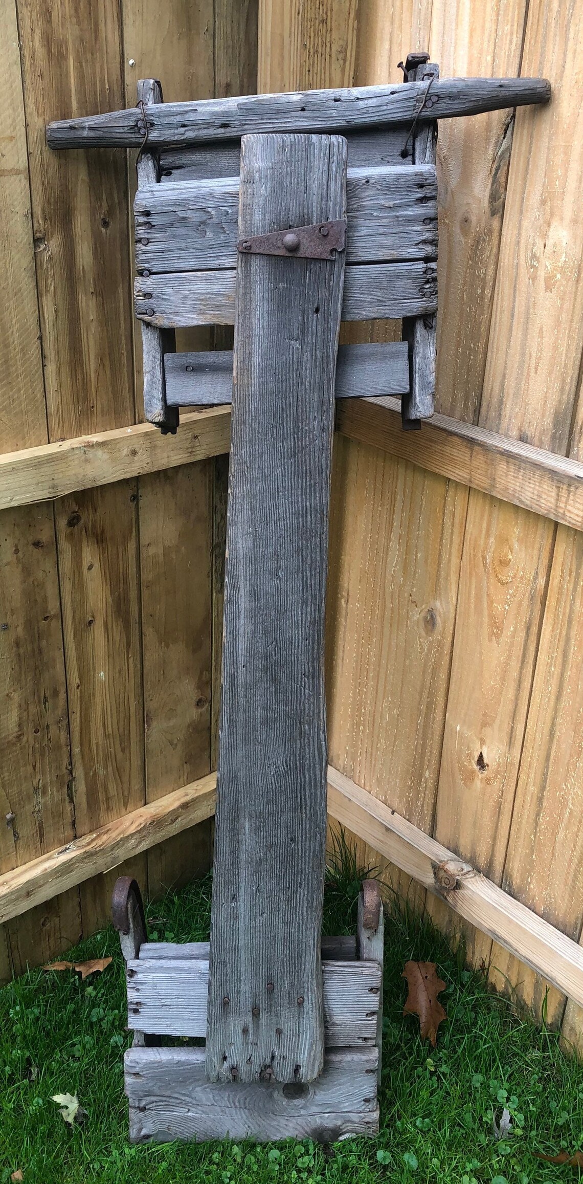 Antique Farm Sled Hand Made Farm Sled Barnboard Snow Sled - Etsy