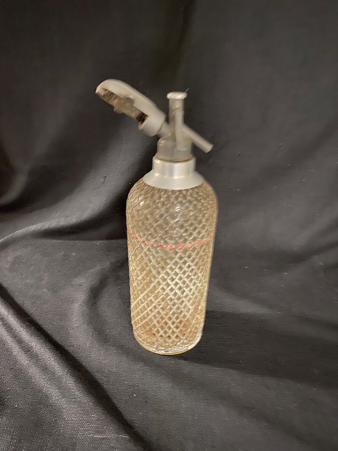 Antique Soda Syphon Wire Mesh and CO2 Connect Antique Bar Ware 1930s ...