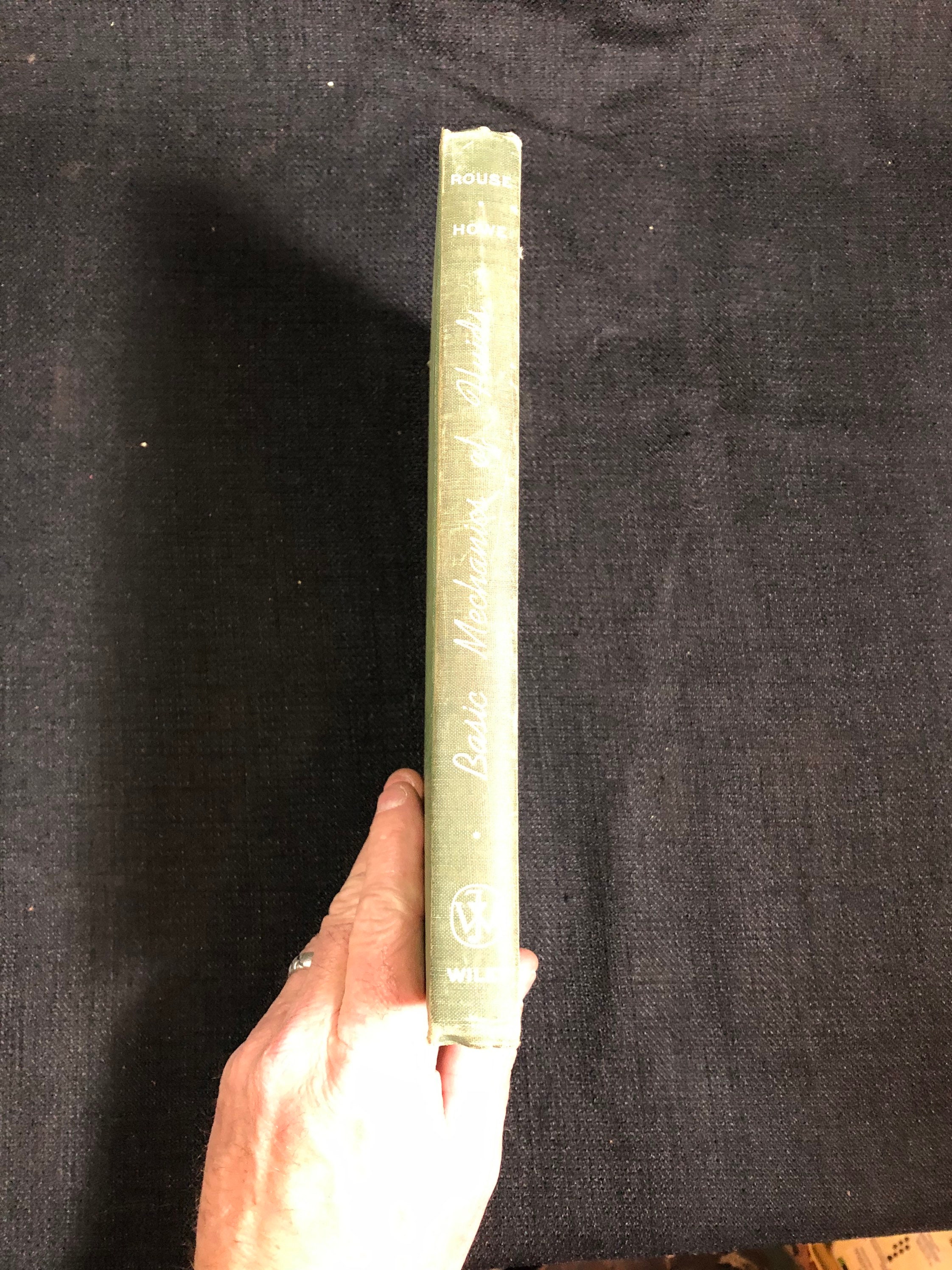 1953 basic Mechanics of Fluids by Hunter Rouse - Etsy