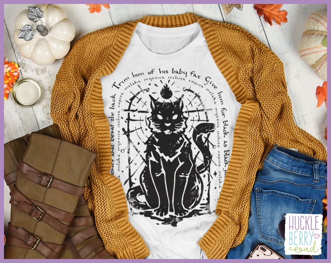 Thackery Binx Hocus Pocus Spell Halloween Shirt 90's Halloween Shirt ...