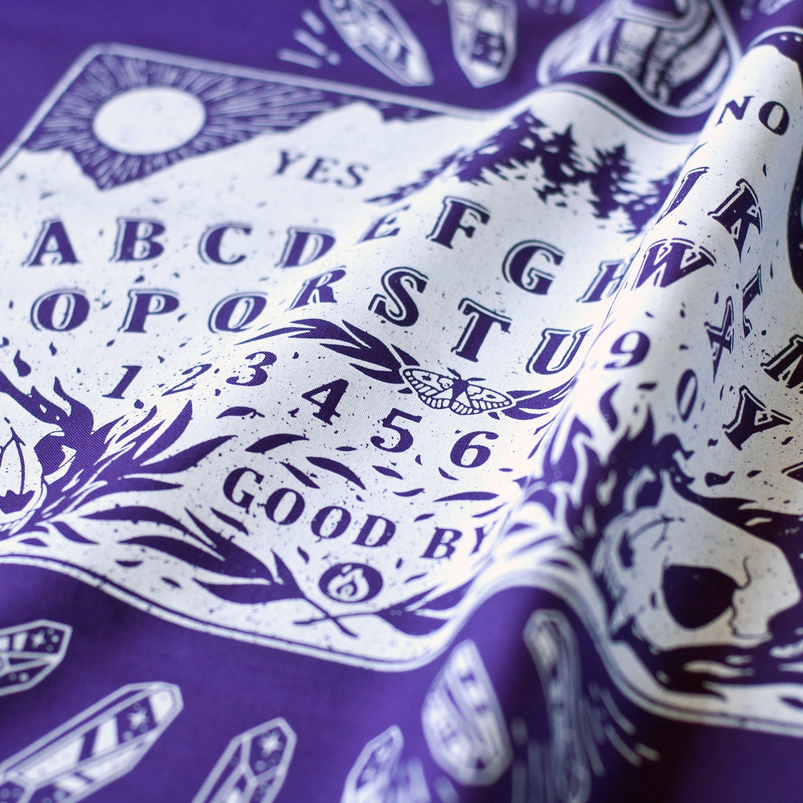 Ouija Board Fabric Art Print for Sewing, Embroidery, Craft, Decor ...